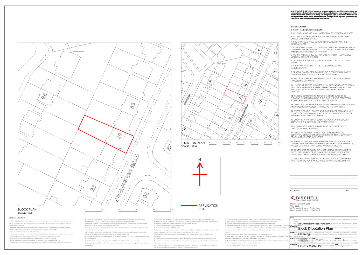 Corringham road planning - Bischell Construction Ltd