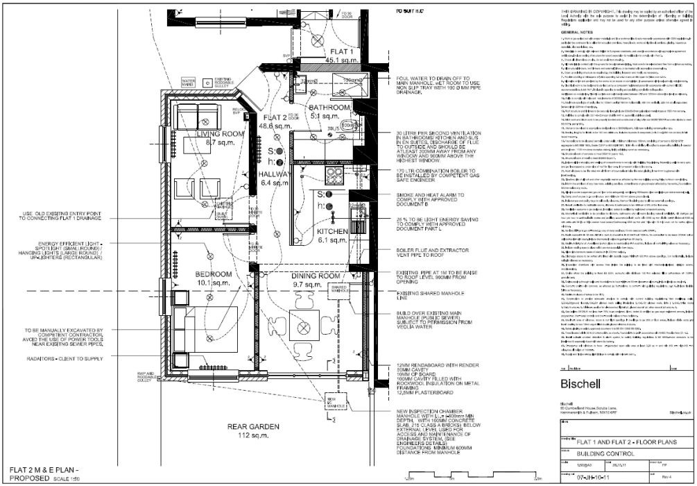 building control floor plans 2 - Bischell Construction Ltd