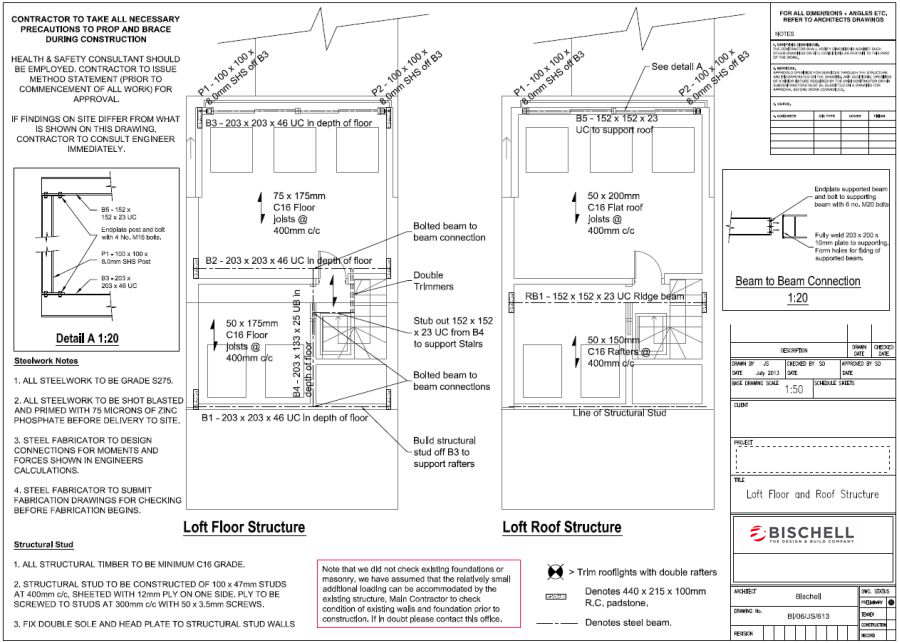 loft and roof structure - Bischell Construction Ltd